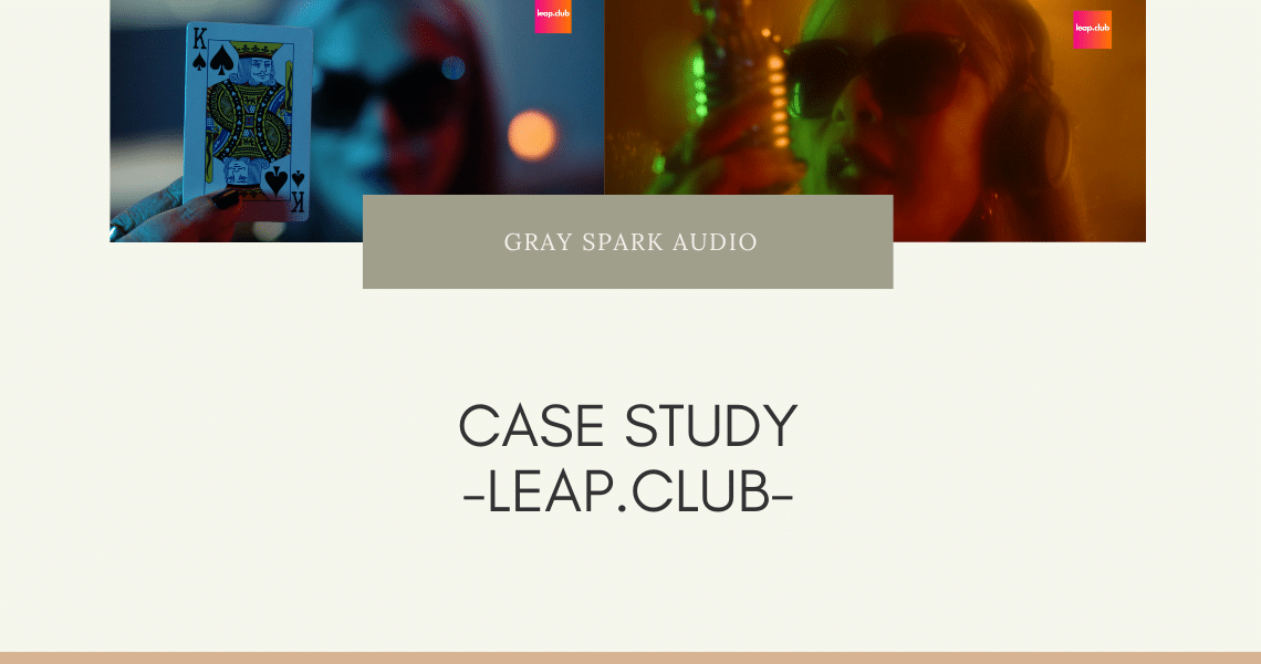 How a student Produced Music for LEAP.CLUB - Grayspark Academy